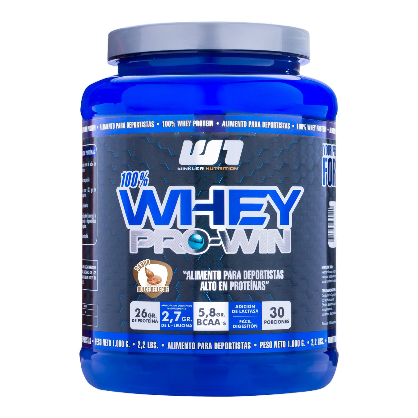 Proteína Whey Pro-Win 1 Kg 30 Servicios - WINKLER NUTRITION ...